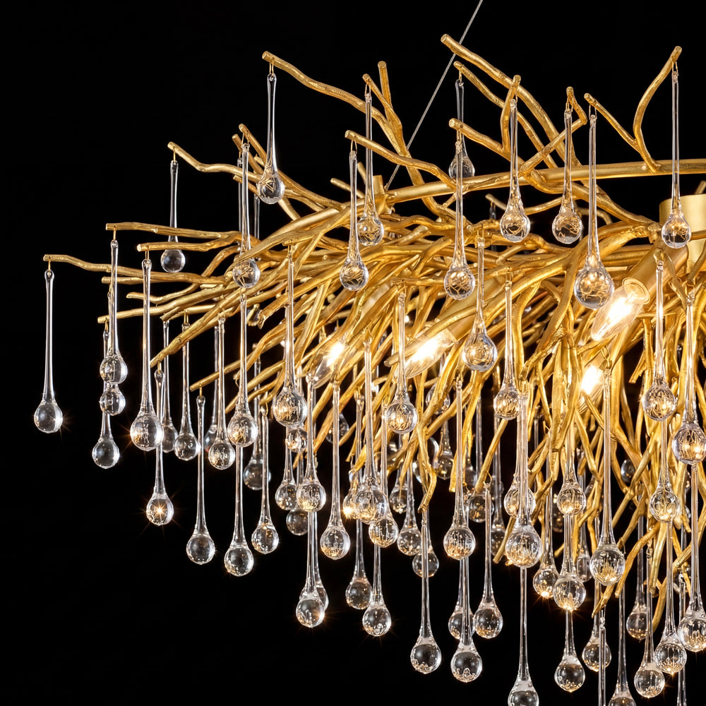 The Crowned Branch Chandelier – Crystal & Lux